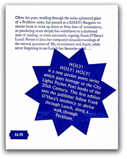 POSTCARDS FROM PECKHAM – EILIS SEARSON